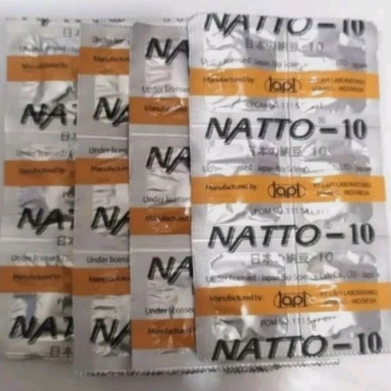 Jual NATTO 10 STRIP 6 KAPLET | Shopee Indonesia