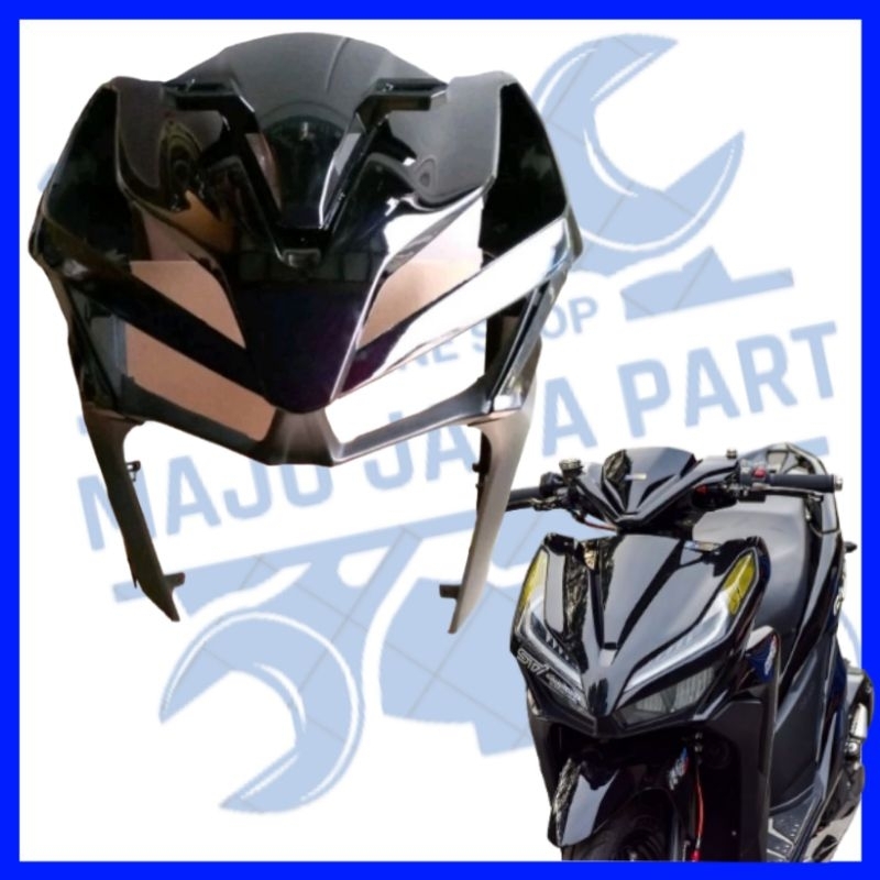 Jual Paket Full Body Depan Vario 150 125 Led New 2018 2022 Hitam Glosy ...