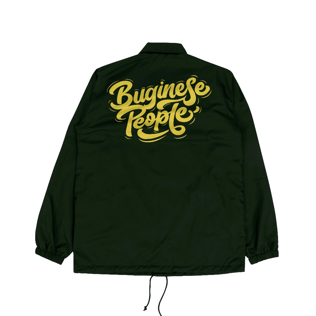 Jual Coach Jacket Makassar Bajiki Buginese People Warna Hijau Army ...