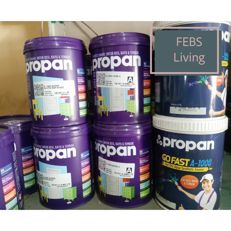 Jual PROPAN Go Fast A1000 Cat Tembok, Kayu, dan Besi 0.9 L | Shopee ...