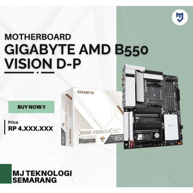 Jual Gigabyte Motherboard AMD B550 Vision D-P | Shopee Indonesia
