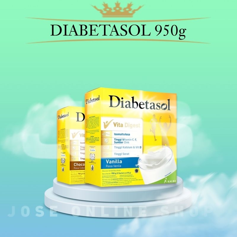 Jual Diabetasol Vanila 950g, Diabetasol Cokelat 950g | Shopee Indonesia