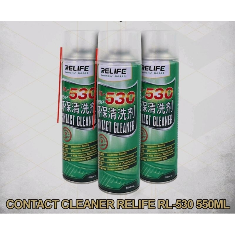 Jual CONTACT CLEANER RELIFE RL-530 550ML CAIRAN PEMBERSIH KACA LCD DAN ...