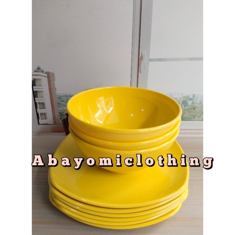 Jual PAKET SET BARU 3 PIRING MAKAN KOTAK CEPER UK 9Inch dan 3 MANGKOK ...