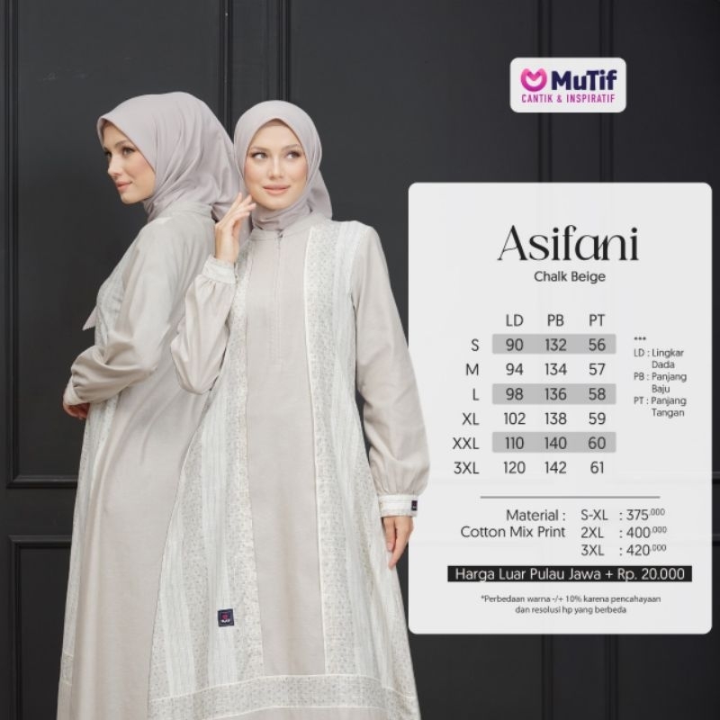 Jual SARIMBIT MUTIF ASIFANI AZKARIM CHALK BEIGE | Shopee Indonesia