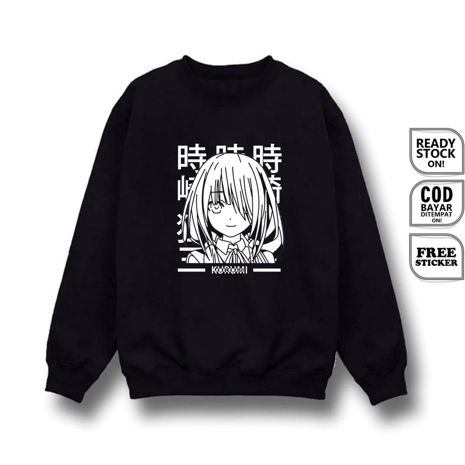 Jual Get Promo SWEATER WAIFU ANIME MANGA KURUMI TOKISAKI DATE A LIVE ...