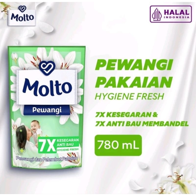 Jual Molto Pewangi Fresh Hygiene 780ml | Shopee Indonesia