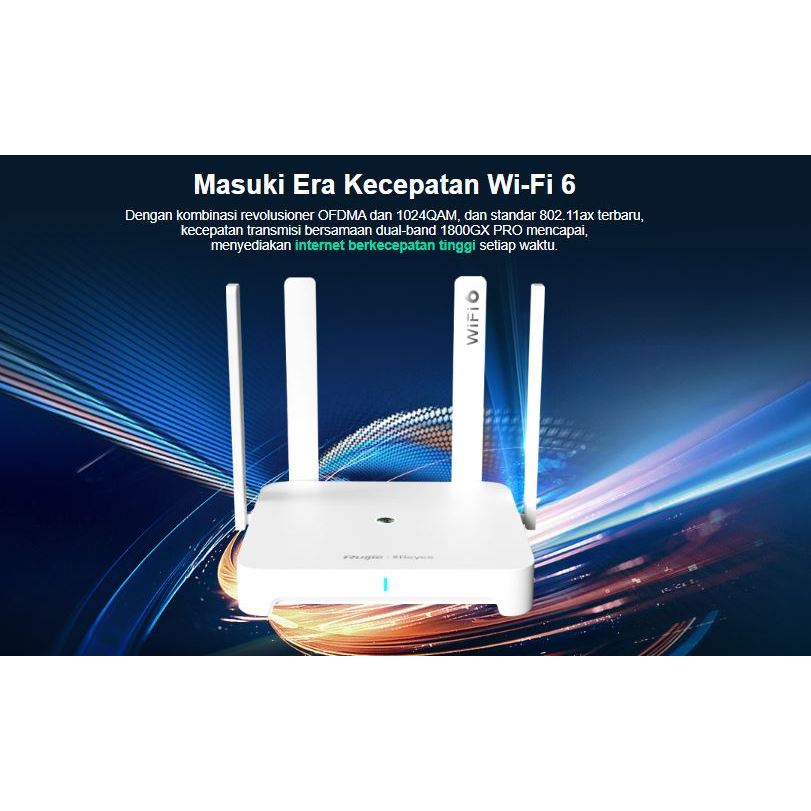 Jual Ruijie RG EW1800GX PRO 1800M Mesh Gigabit dual band 2.4Ghz/5Ghz ...