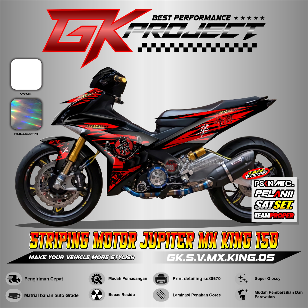 Jual STIKER STRIPING LIST VARIASI MX KING 150 SEMI FULL - STIKER MOTOR ...