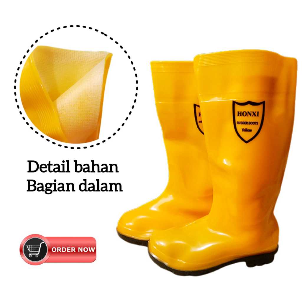 Jual Sepatu Boots sepatu boot Safety boot sepatu bengkel cuci mobil ...