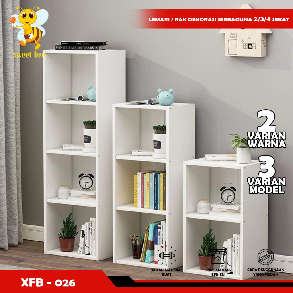 Jual Rak Penyimpanan Berdiri Di Lantai Sederhana Rak Buku Pelajar Meja ...