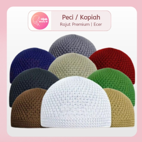 Jual Peci / Kopiah / Kopyah Rajut - Ecer | Shopee Indonesia