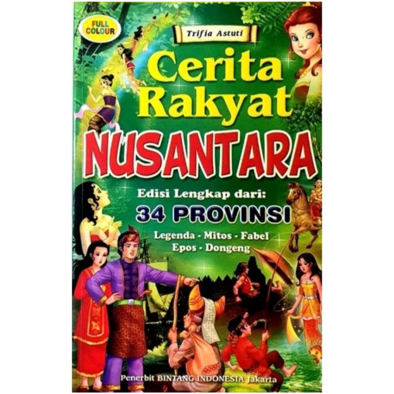 Jual buku cerita rakyat nusantara bergambar edisi lengkap | Shopee Indonesia
