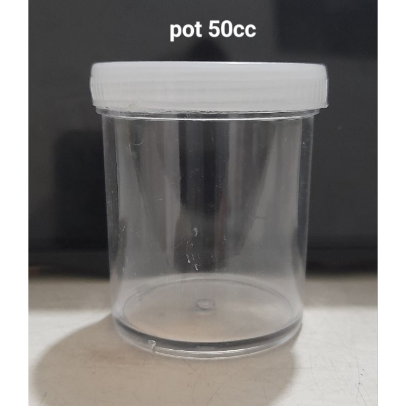 Jual Pot Plastik 50 CC Polos Urine/Salep/Slime | Shopee Indonesia