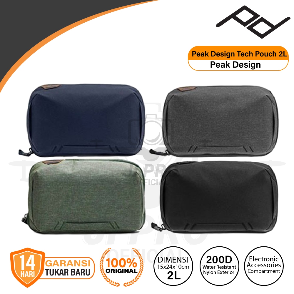 Jual Peak Design Tech Pouch 2L V2 BLACK/SAGE/CHARCOAL/MIDNIGHT/COYOTE ...
