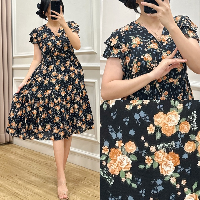 Jual Amariel Jenny Dress Daster Nyaman Bumil Busui Friendly | Shopee ...