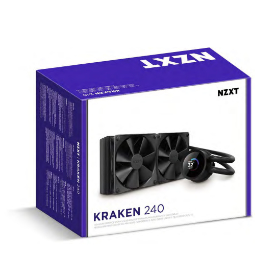 Jual NZXT Kraken 240 AIO Liquid Cooler with LCD Display | Shopee Indonesia