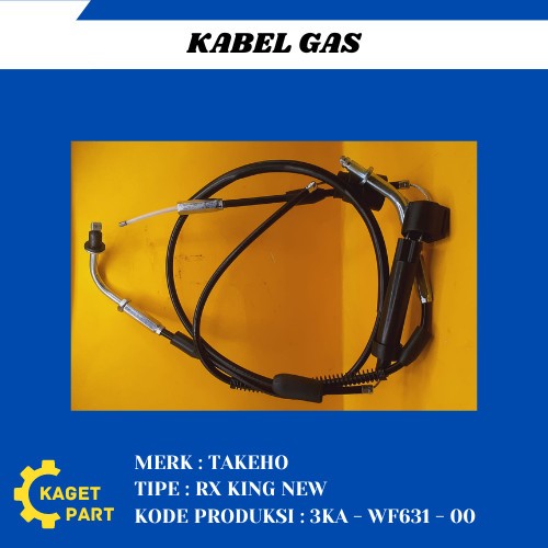 Jual KABEL GAS MERK TAKEHO TIPE RX KING NEW ( 3KA - WF631 - 00 ...