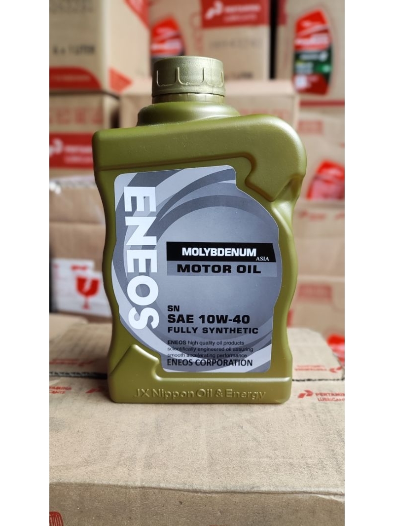 Jual OLI MESIN ENEOS MOLYBDENUM MOTOR OIL SAE 10W-40 (1 Liter) | Shopee ...