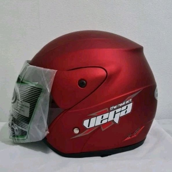 Jual PROMO HELM MOTOR SNI EVO HELM HALF FACE SINGLE VISOR BLACK helm ...