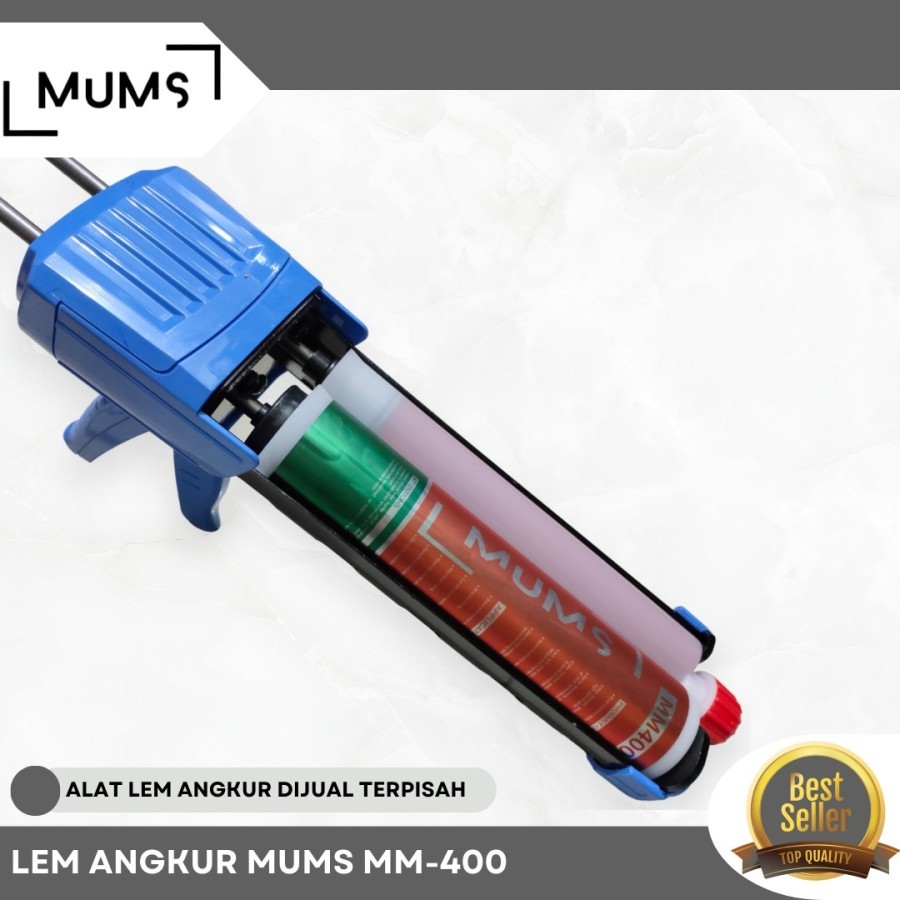 Jual PAKET LEM BOTOL TEMBOK BETON BAJA BESI REBAR + ALAT TEMBAK LEM ...