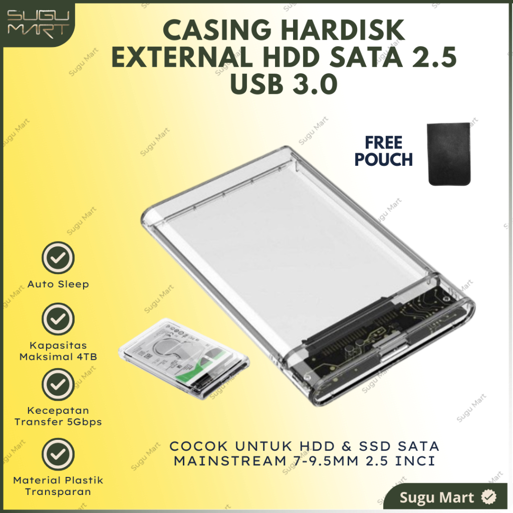 Jual Casing Hardisk External HDD SATA 2.5" USB 3.0 | Case hdd external | Shopee Indonesia