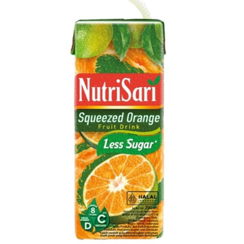 Jual Nutrisari Squeezed Orange 200 ml | Shopee Indonesia
