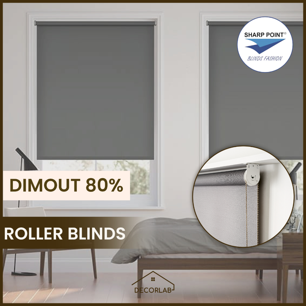 Jual ROLLER BLIND Dimout (80%) - Tirai Gulung - Tirai Jendela - Gorden ...