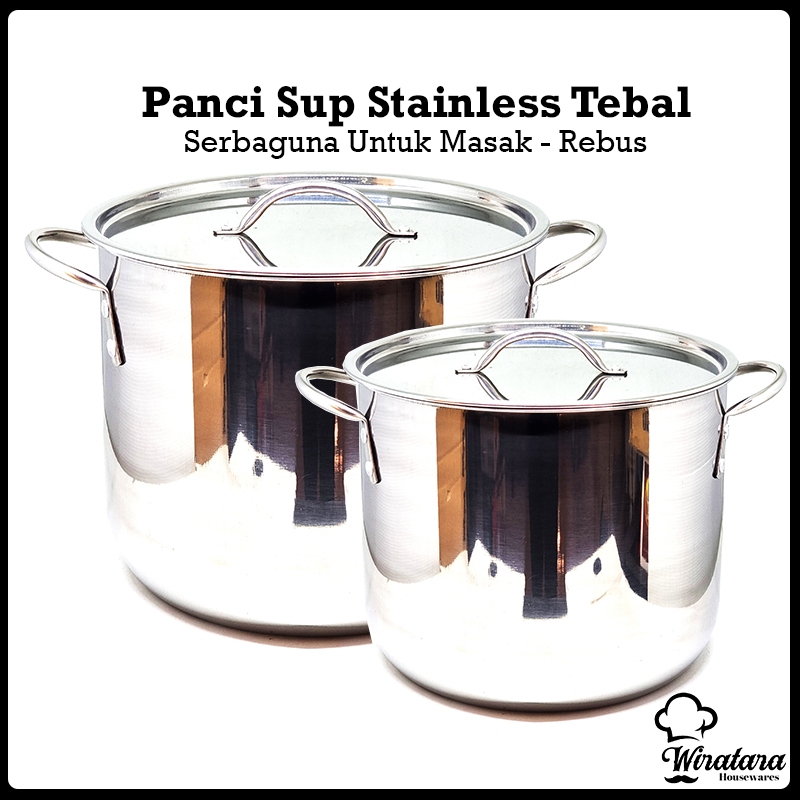Jual MAXIM Panci Rebus Stainless + Tutup 19Liter | Panci Sup Masak Air ...