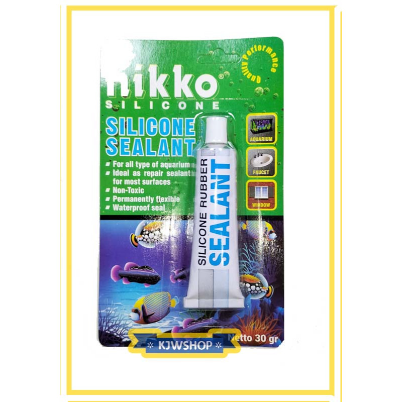 Jual Lem Sealant Lem Kaca Bening 30 gram Lem Aquarium Lem Silikon ...