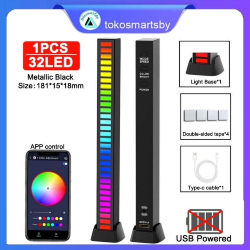 Jual Lampu Musik LED RGB Lampu Speaker Musik Sound Control Lampu ...