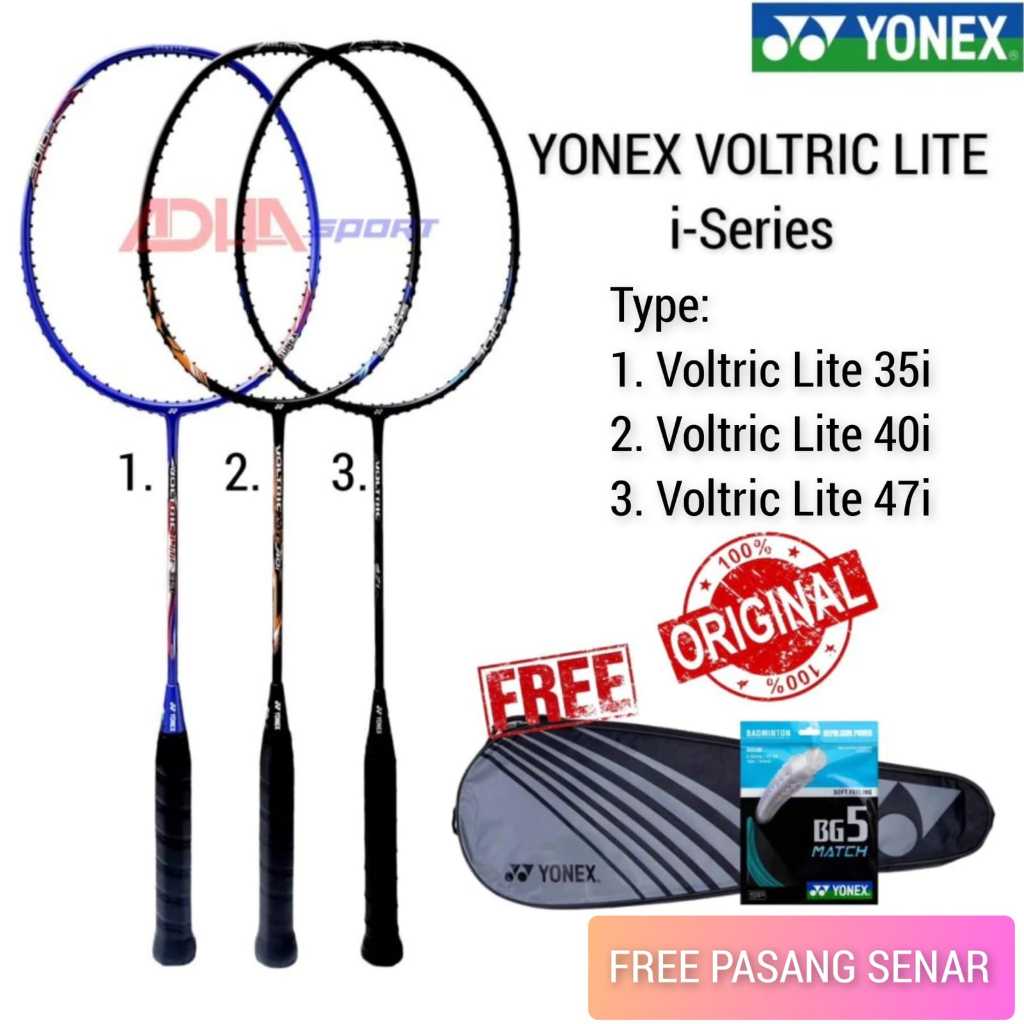 Jual Raket Badminton Yonex Voltric Lite 35i / 40i / 47i i-Series ...