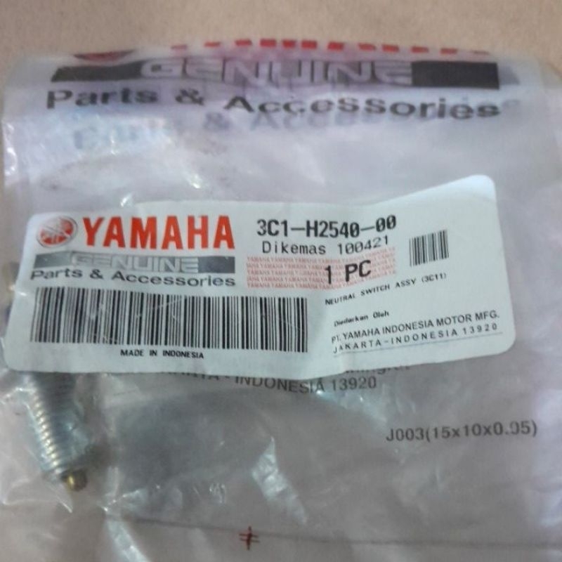 Jual SWITCH NEUTRAL NETRAL YAMAHA VIXION OLD KODE PART 3C1-H2540-00 ...