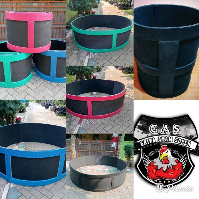 Jual geber arena ayam / ring ayam panjang 6m diameter lingkaran 2m ...