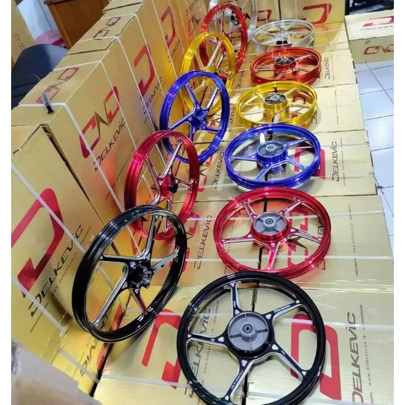 Jual VELG RACING DELKEVIC DND jupiter new mx old depan 140/17 belakang ...