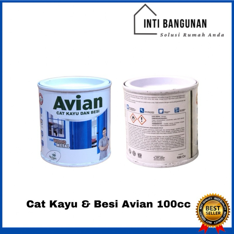 Jual Cat Kayu Besi Avian 100cc Cet Minyak Kusen Kaleng Kecil | Shopee ...