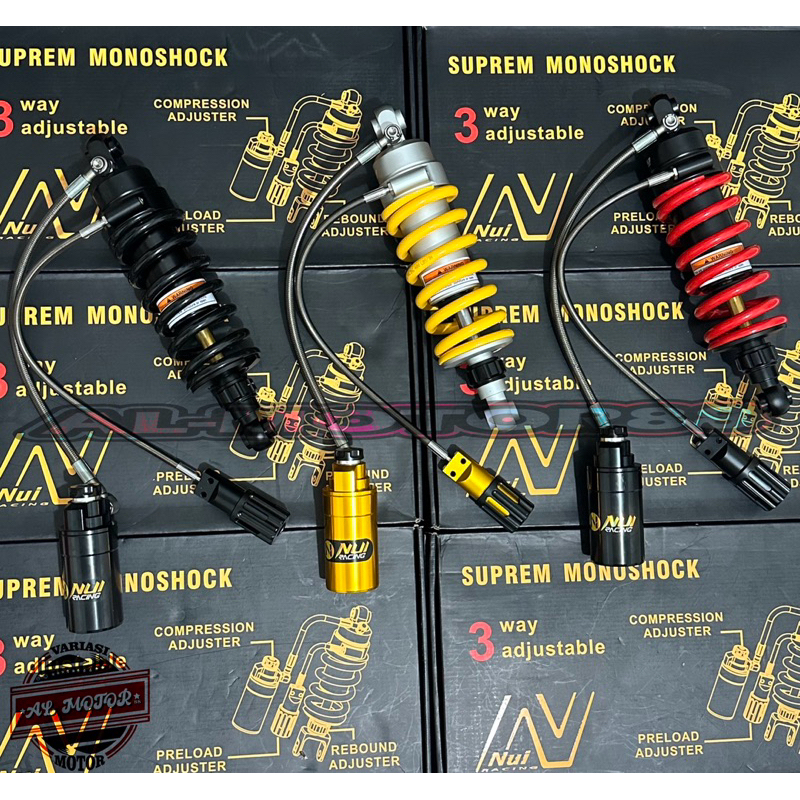 Jual Monoshock Ninja 150R/SS Ninja 150rr Triple Clik Shock Belakang Tabung 2 Tabung Pisah Ninja ...