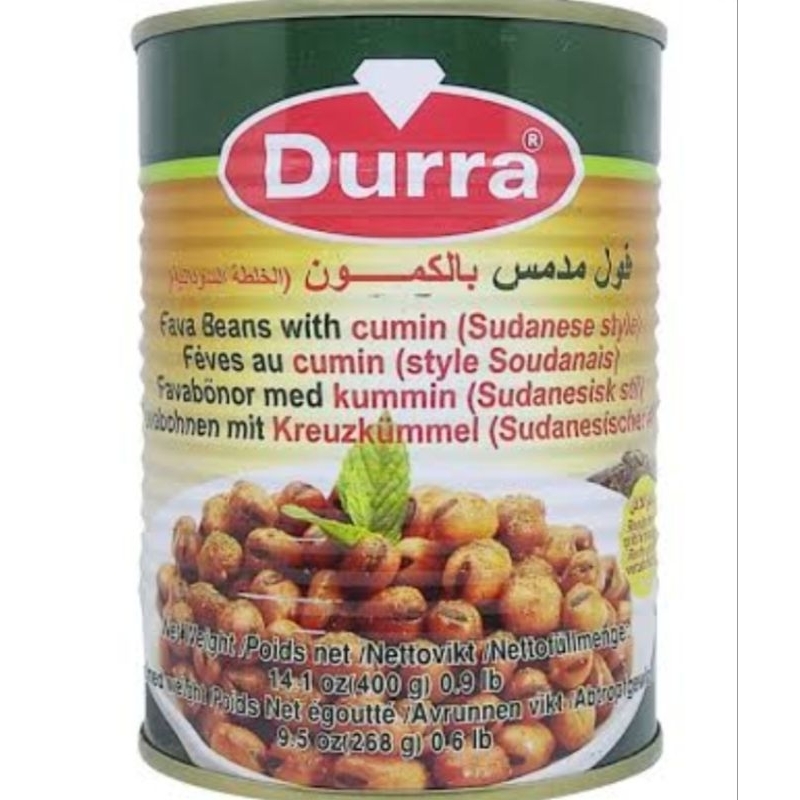 Jual Durra Fava Beans with Cumin 400gr Exp 15/3/2026 | Shopee Indonesia