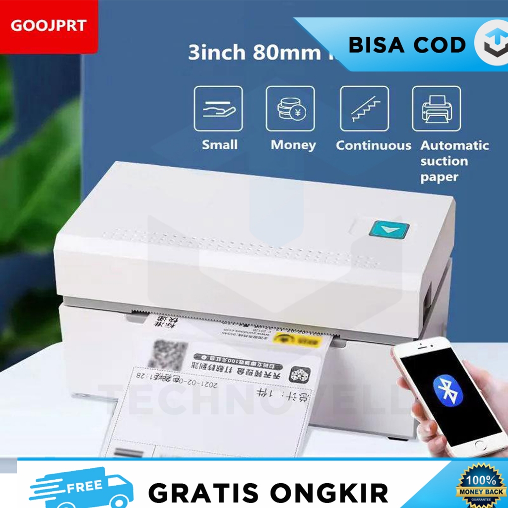 Jual MESIN PRINTER THERMAL CETAK STRUK RESI PENJUALAN BLUETOOTH PT-210 ...