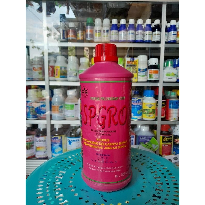 Jual Pupuk Pelengkap Cair SPGRO B Isi Bersih 750 ml | Shopee Indonesia