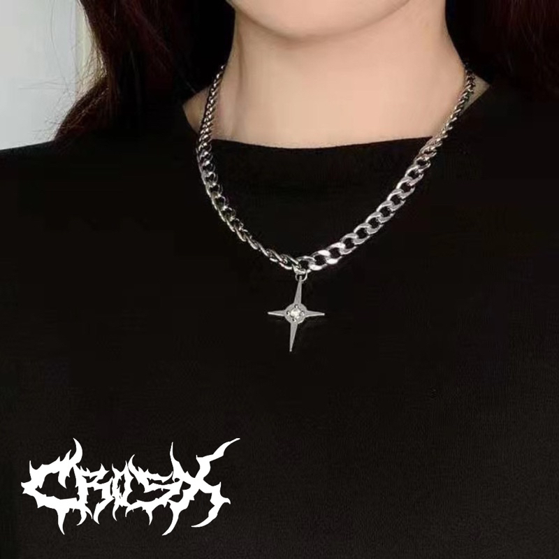 Jual KALUNG STAR CROSS DOUBLE LAYER CHAIN NECKLACE BRACELET / GELANG ...