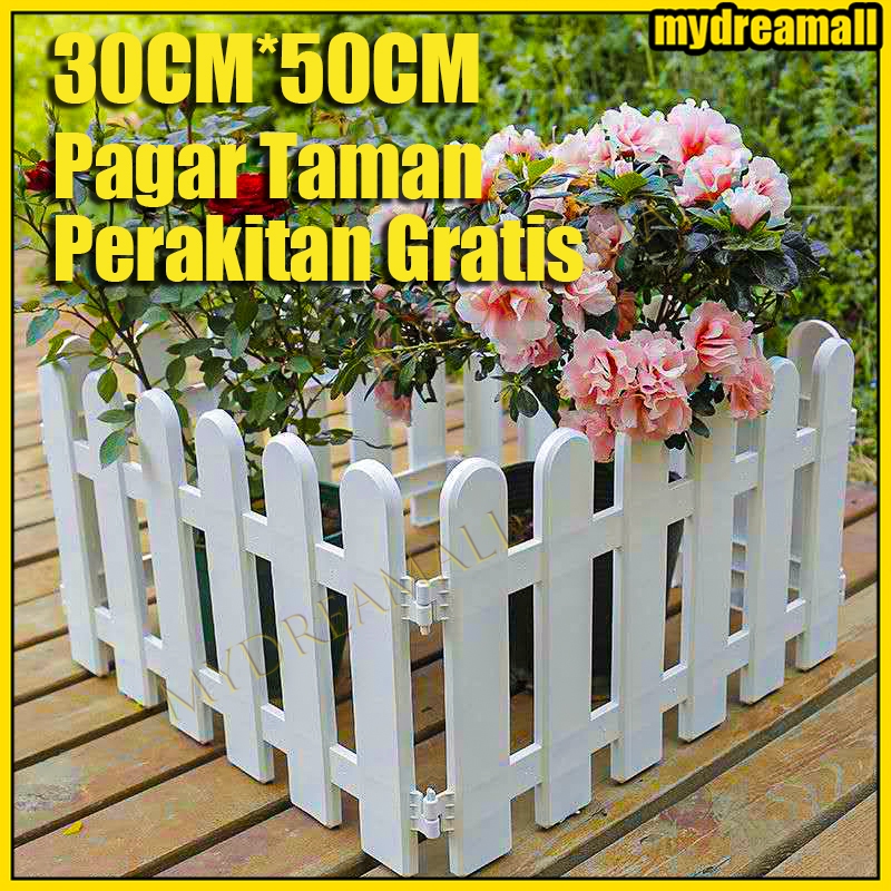 Jual 【Termurah-COD】Pagar plastik pagar pvc pagar taman halaman halaman ...