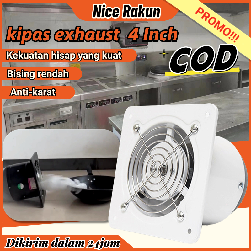 Jual Kipas angin 4'' 6'' 8'' 10'' Exhaust Blower 220V Kipas angin ...