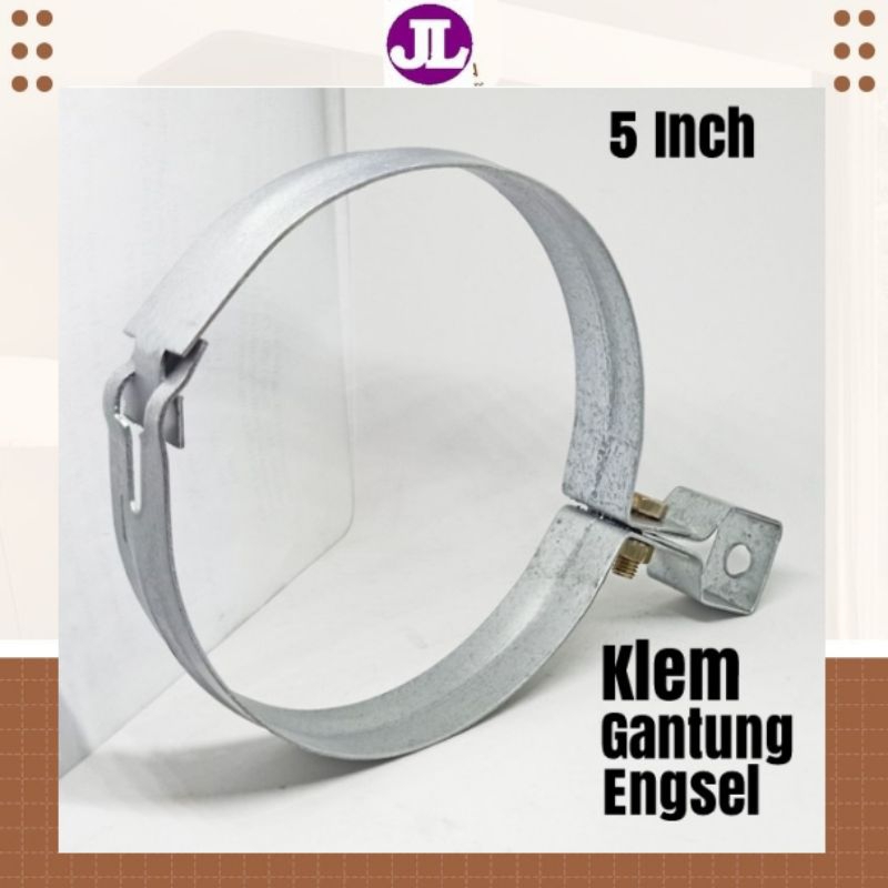Jual Klem Gantung Engsel Pipa 5 Inch Instalasi Pipa Gedung Hanger Clamp ...