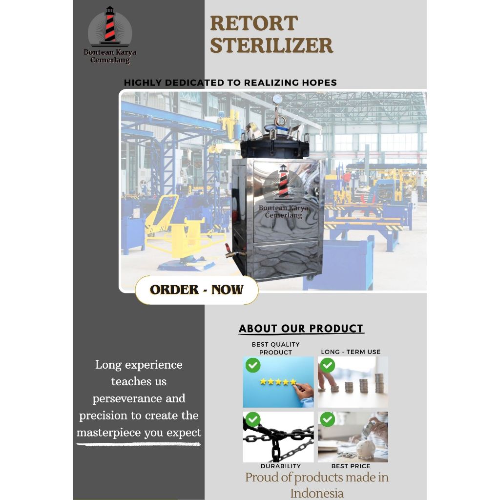 Jual Mesin Retort Sterilisasi Makanan 100 Liter - Mini Retort ...