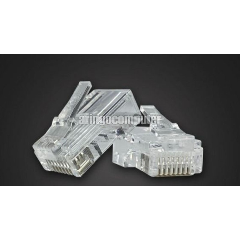 Jual Network (Device) Vascolink Connector RJ45 CAT 5 GOLD (isi 50 ...