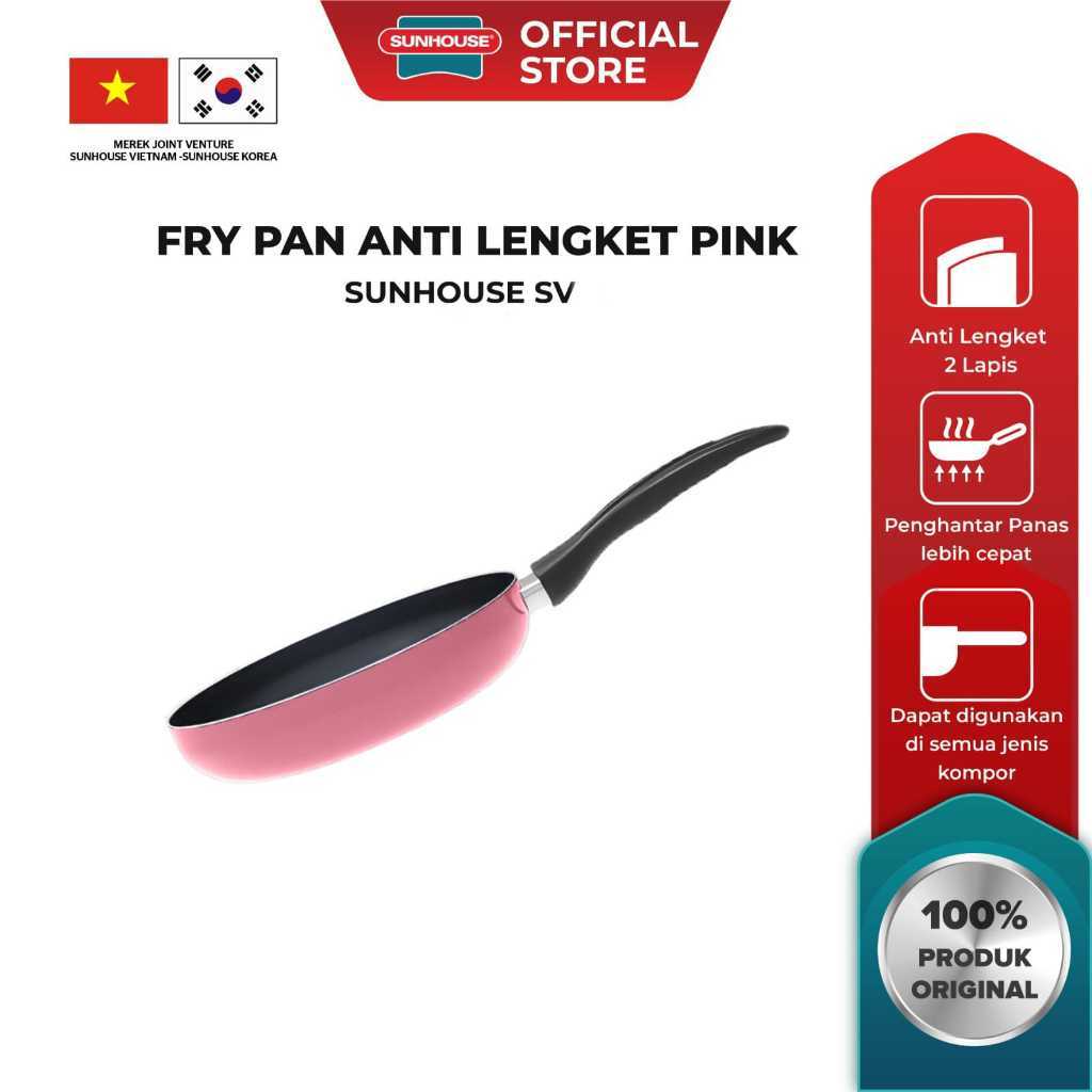 Jual SUN HOUSE FRY PAN SAVING 18/20/22/24/26 INDUKSI | Shopee Indonesia