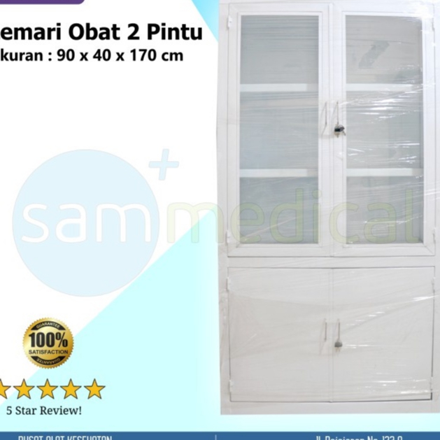 Jual Lemari Obat 2 Pintu/ Lemari Rumah Sakit / Perlengkapan RS / Tempat ...