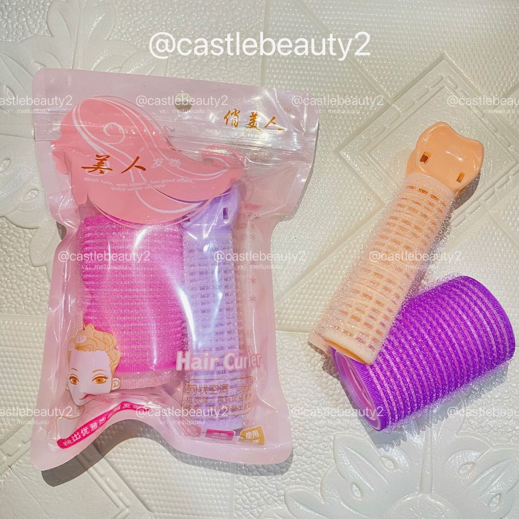 Jual roll dan penjepit rambut poni isi 2 | Shopee Indonesia