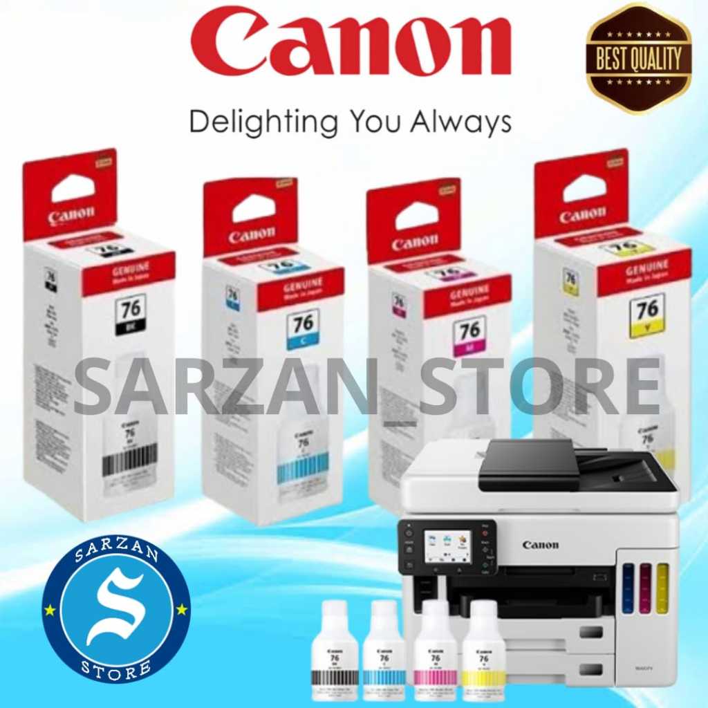 Jual Tinta Canon GI-76 Original For Printer GX3070 GX4070 GX5070 GX6070 ...